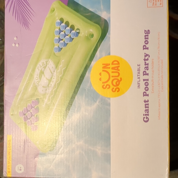 sun squad | Other | Inflatable Giant Pool Party Pong | Poshmark